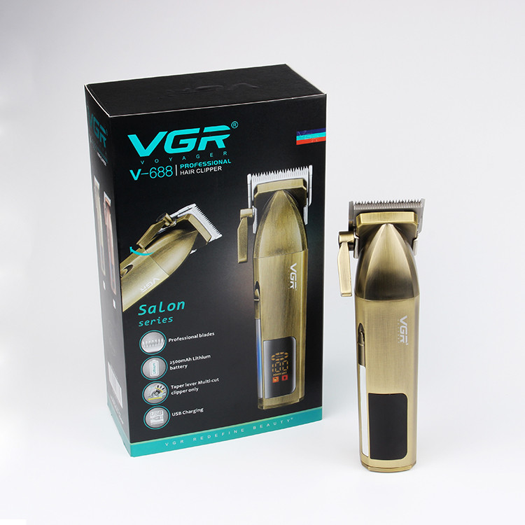 ماشین اصلاح حرفه ای وی جی ار مدل V-688 - فروشگاه پیرانشهر اورجینال